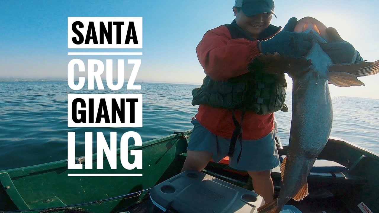 Santa Cruz Rock Fishing | GIANT Lingcod! - YouTube