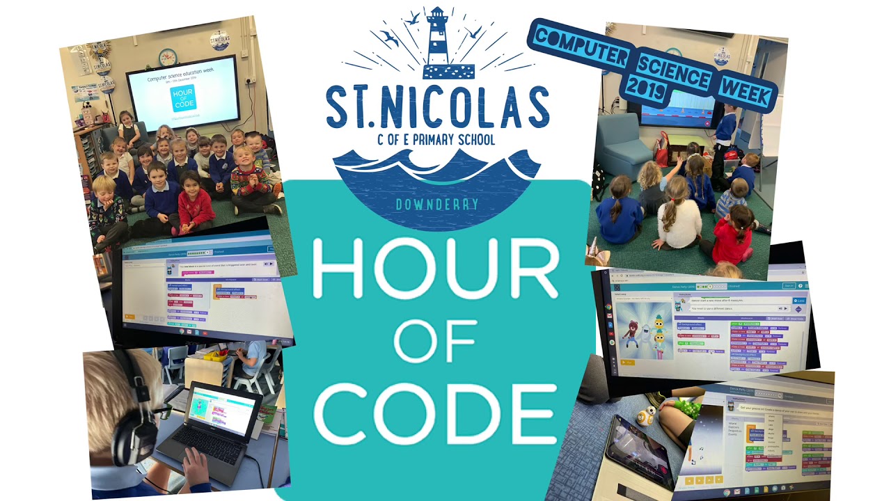 St Nics Computer Science Week #hourofcode 2019 - YouTube