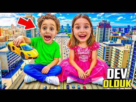 KUZEY ELİF DEV OLDU ‼️ ANNEM CÜCE YAPTI !!
