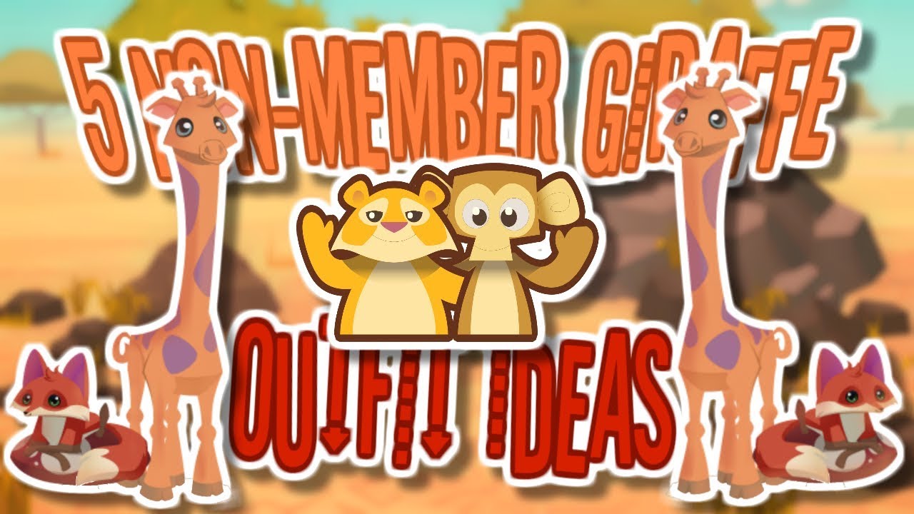 Animal Jam: 5 Non-Member Giraffe Outfit Ideas • - YouTube