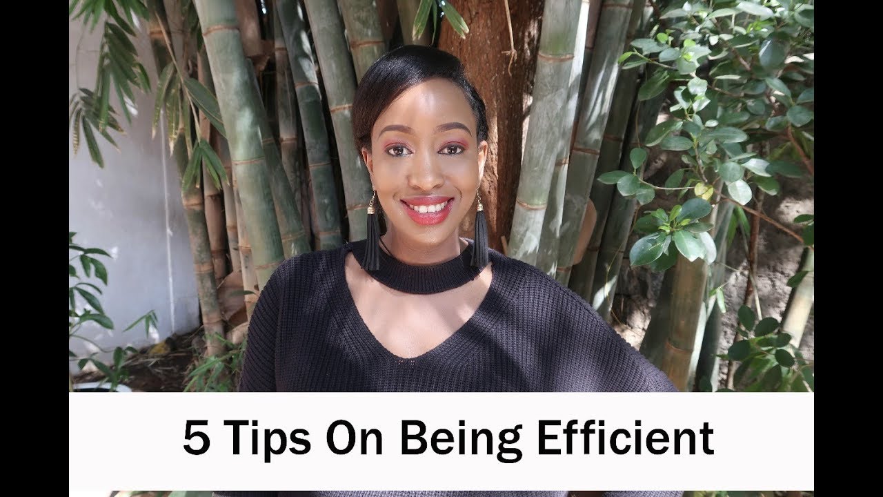 5 Tips on Being Efficient | Habits of Highly Productive People - YouTube