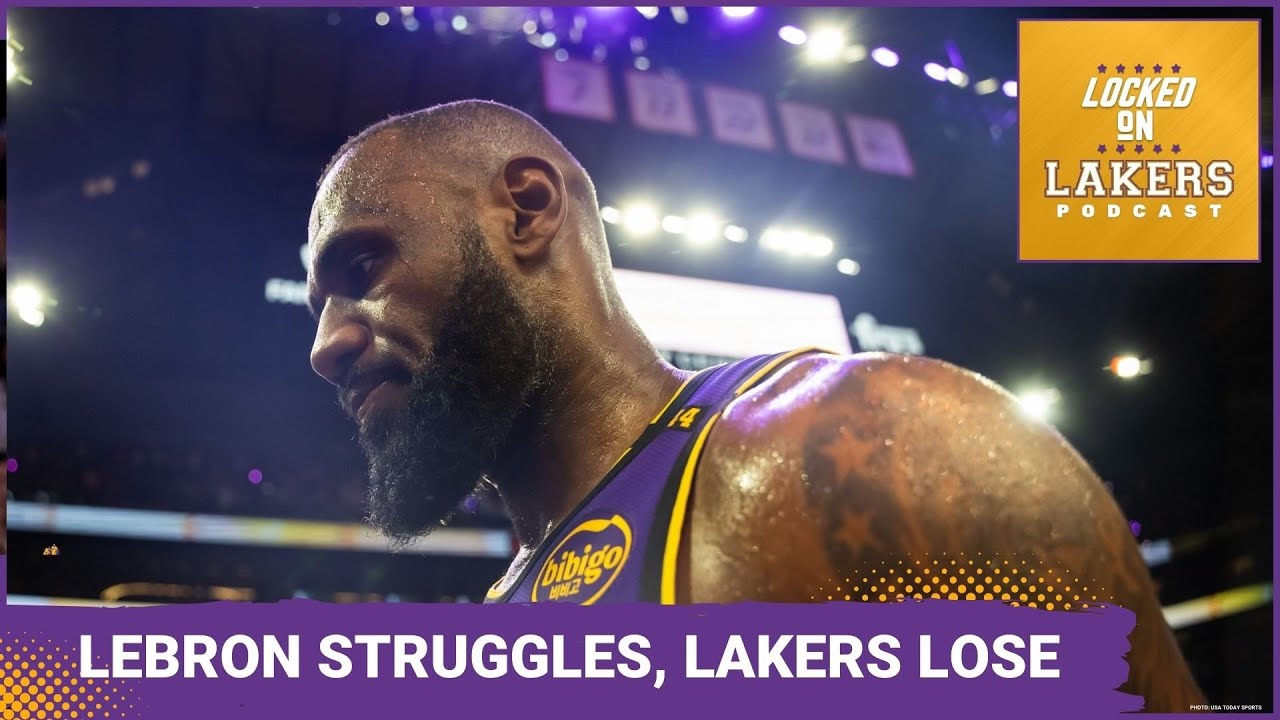 LeBron James Struggles as the Lakers Lose 109-105 to the Suns - YouTube