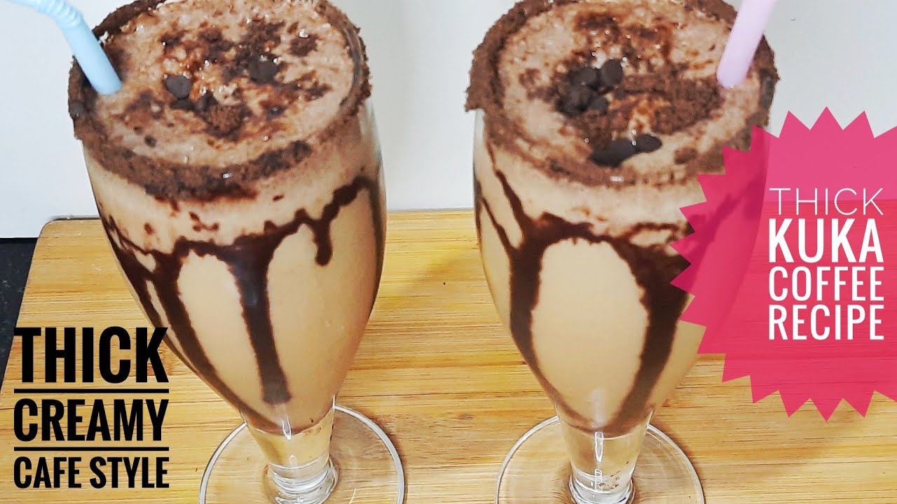 how to make kuka cold coffee | thick creamy cafe style kuka coffee ...