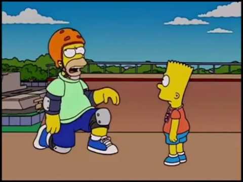 Homero vs. Tony Hawk - Los Simpson - YouTube