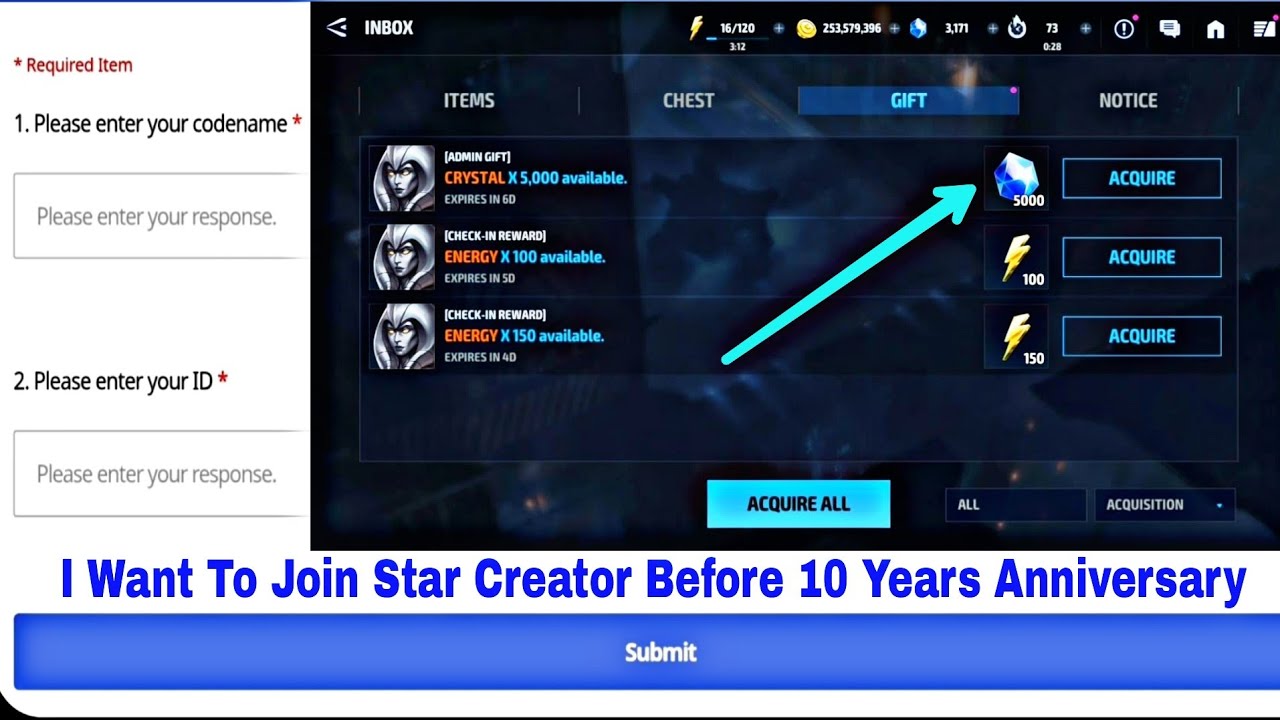 I Want To Join Star Creator Before 10 Years Anniversary - Marvel Future ...