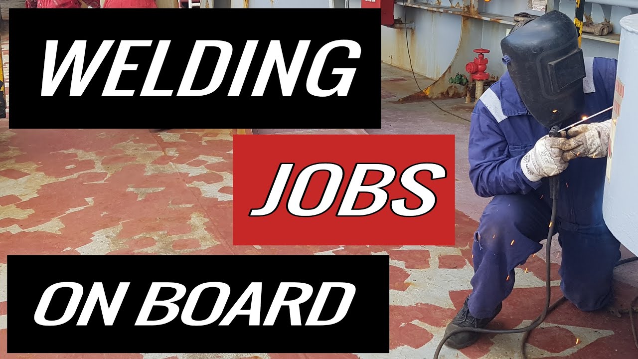 Welding jobs on board a dry cargo ship. - YouTube