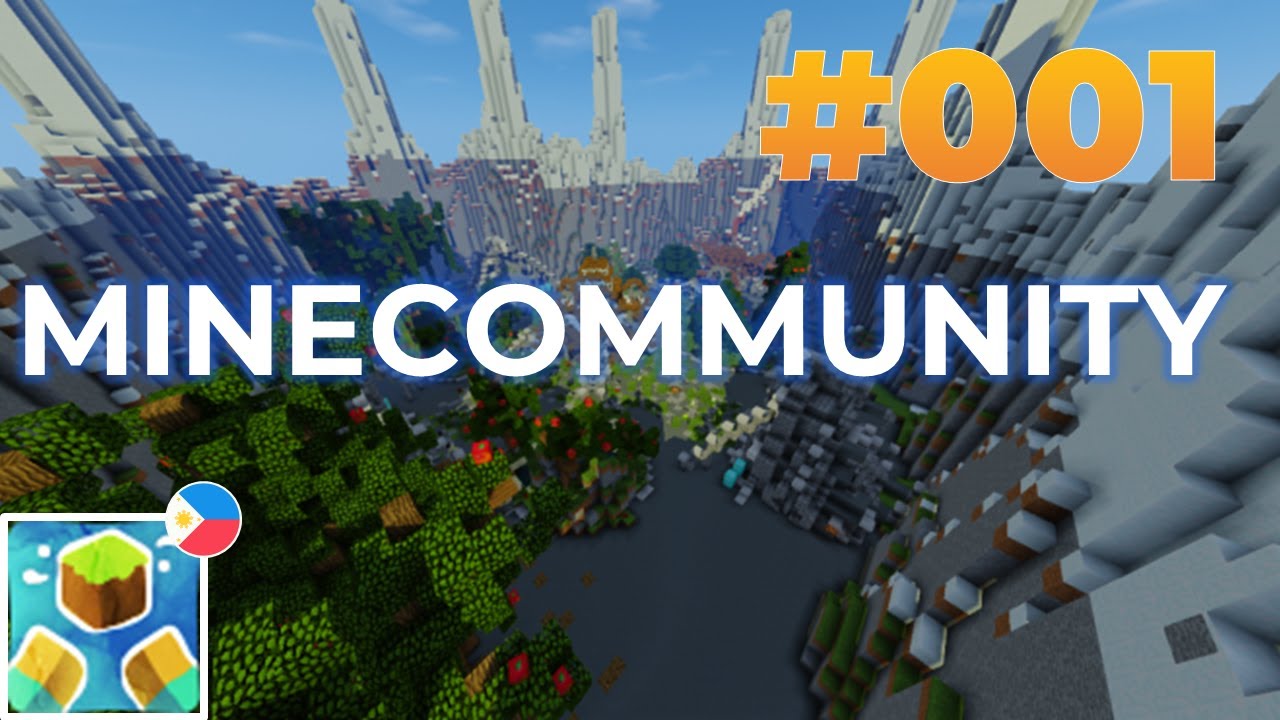 I found friends but ended up bullied - MineCommunity Gameplay #1 with Aliee, Enzo_YT29, etc ...