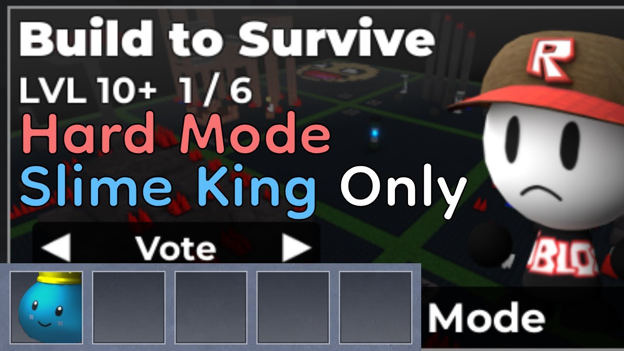 Build to Survive (Hard) SLIME KING ONLY | Tower Heroes - YouTube