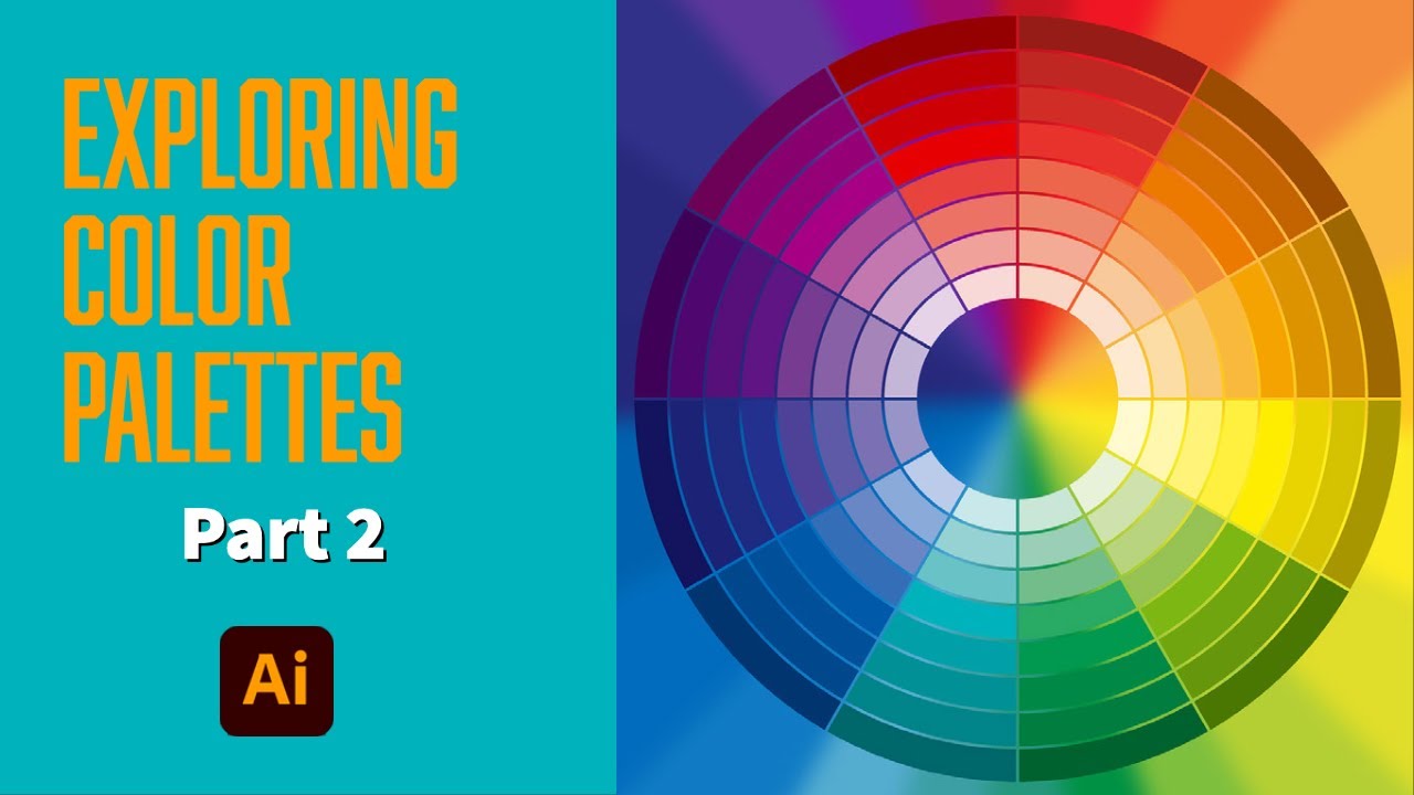 Make color palettes with Adobe Illustrator part 2 - YouTube
