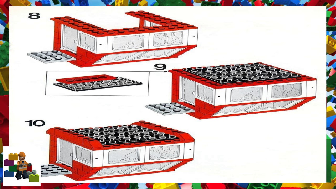 LEGO instructions - Trains - 7866 - Remote Controlled Road Crossing 12 ...