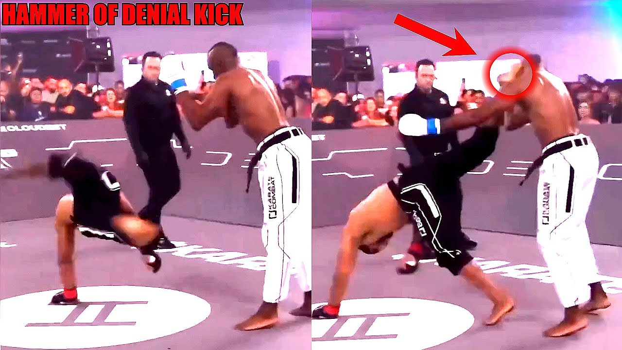 INSANE CAPOEIRA KICK!!! Former UFC Fighter lands the "Hammer of Denial ...