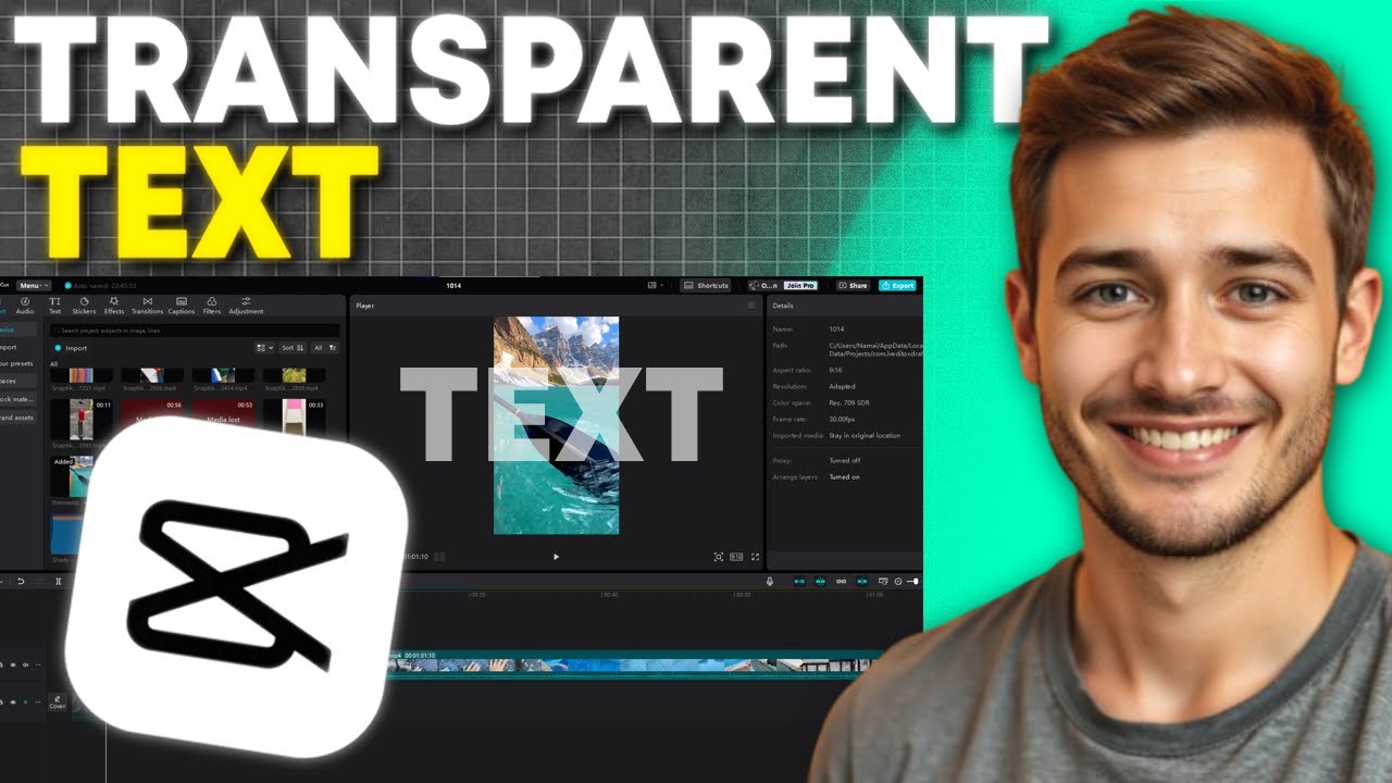 How To Make Text Transparent In CapCut PC 2025 YouTube How To Make Text Transparent In CapCut PC 2025 YouTube