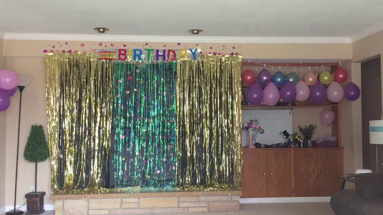 How to set up a photo booth birthday party! - YouTube