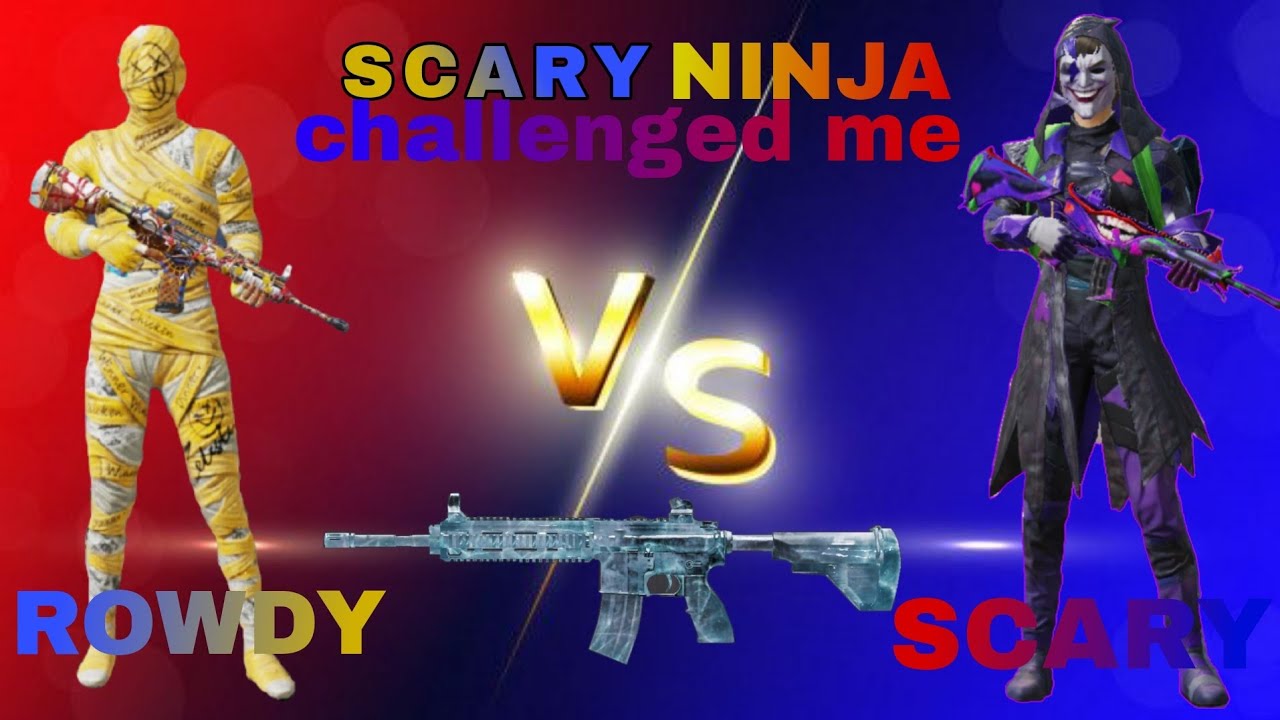 Scary ninja challenged me 😏 must watch#pubg #battlegroundsmobileindia ...