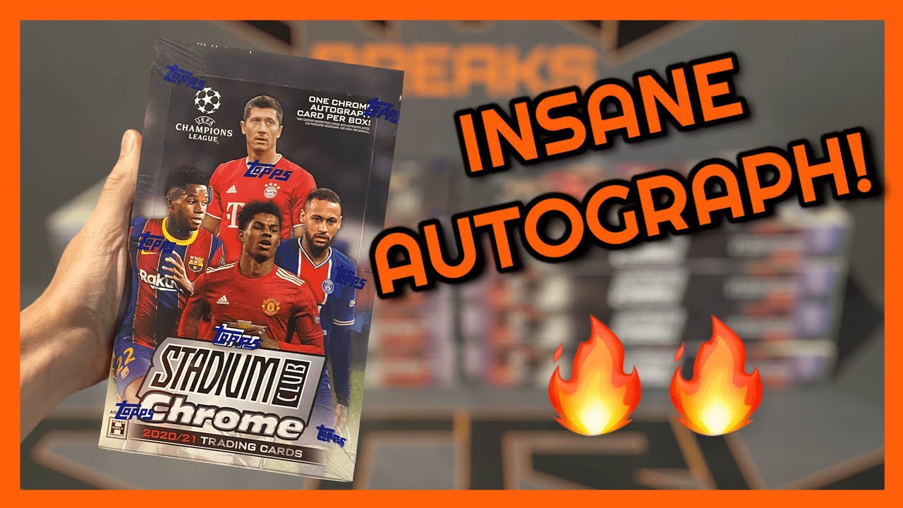 *INSANE AUTOGRAPH HIT* TOPPS STADIUM CLUB CHROME UCL HOBBY BOX OPENING ...