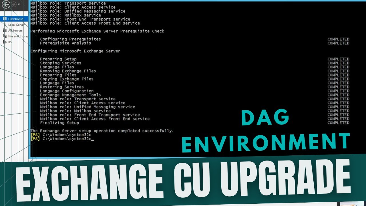Exchange On-Prem CU Upgrade | DAG + Single Server Step-by-Step Guide - YouTube