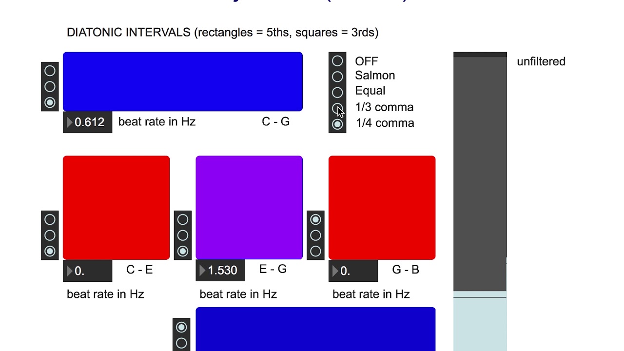 Temperament Visualizer (with sound!) CHORDS - YouTube