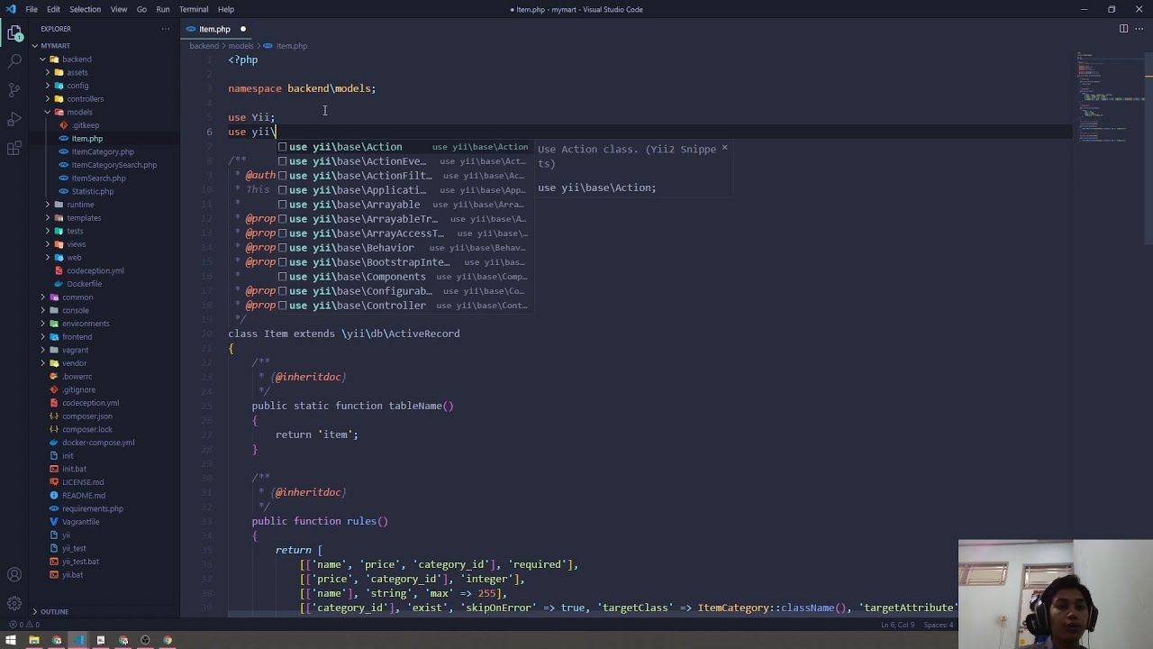 Yii2 Framework Getting Data From User Latihan Youtube