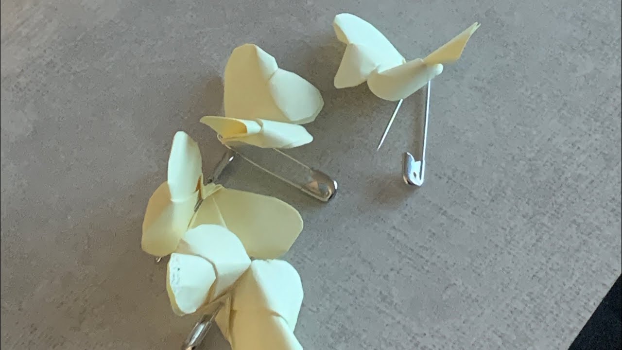 Post it Note Butterfly - How To - YouTube