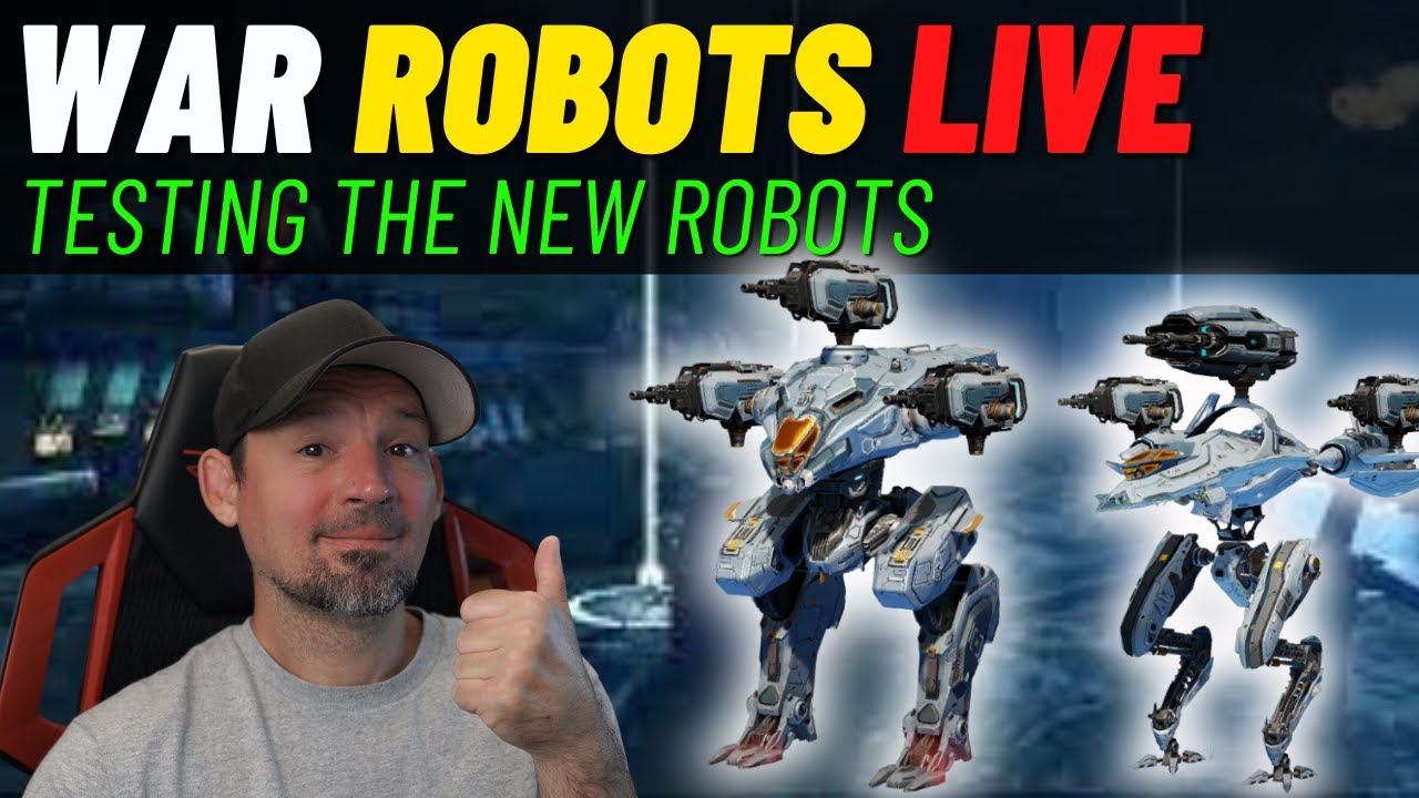 War Robots Live | Featuring lio and nio | brand new robots - YouTube