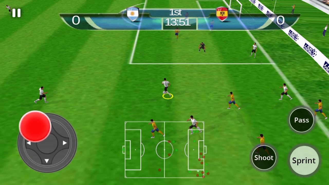 Russia 2018 Pro Football World Cup Soccer Strike Android game playing ...