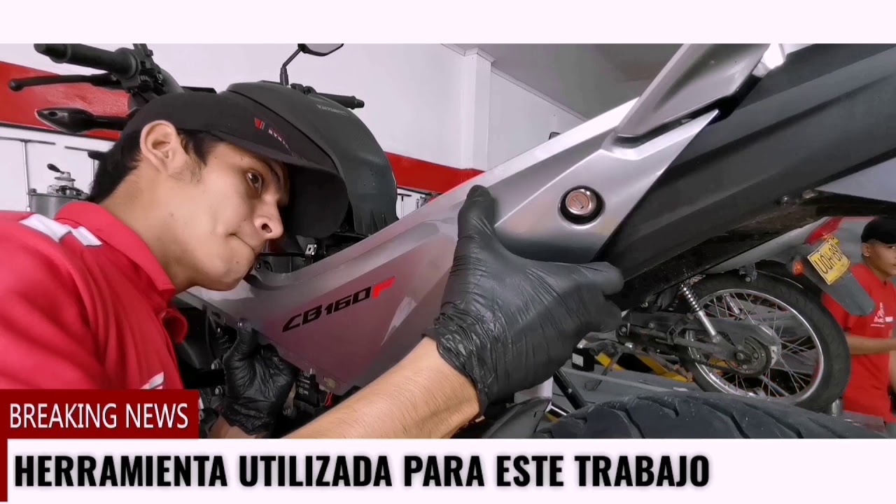HONDA CB 160F CAMBIO DE EMPAQUES DE CABEZA FUERZA - YouTube