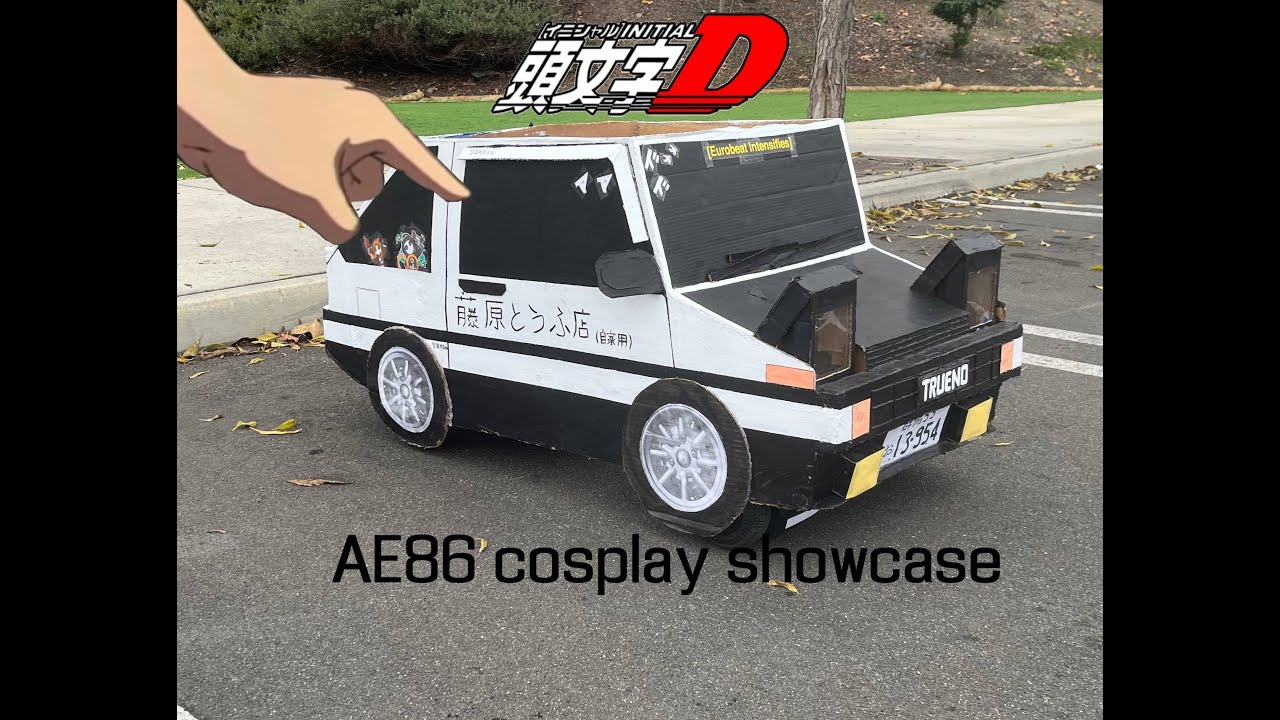 Initial D AE86 cosplay showcase - YouTube