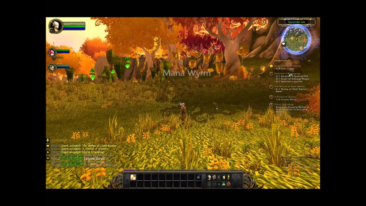 Lets Play World of Warcraft Horde: The Blood Elf Starter Zone - YouTube