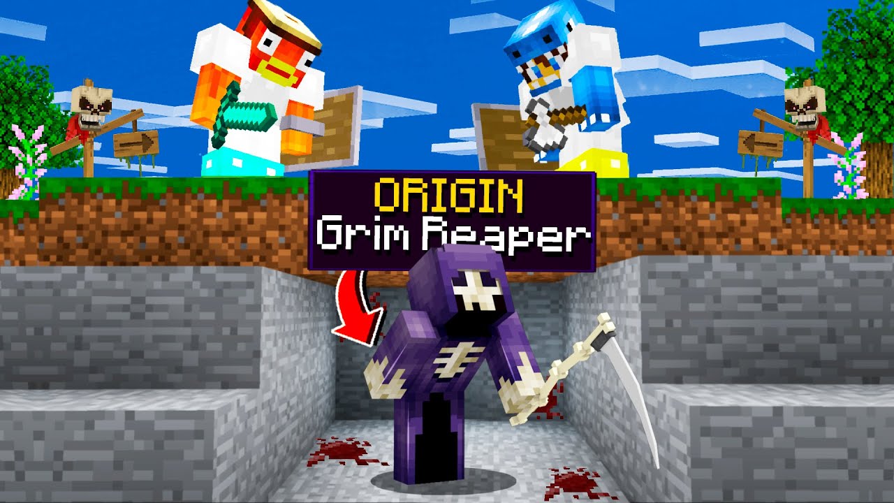 Minecraft Manhunt, But I'm the GRIM REAPER... - YouTube