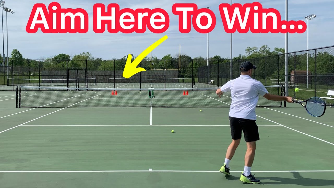 Aim HERE And You’ll Win More Singles Matches (Tennis Strategy Explained ...
