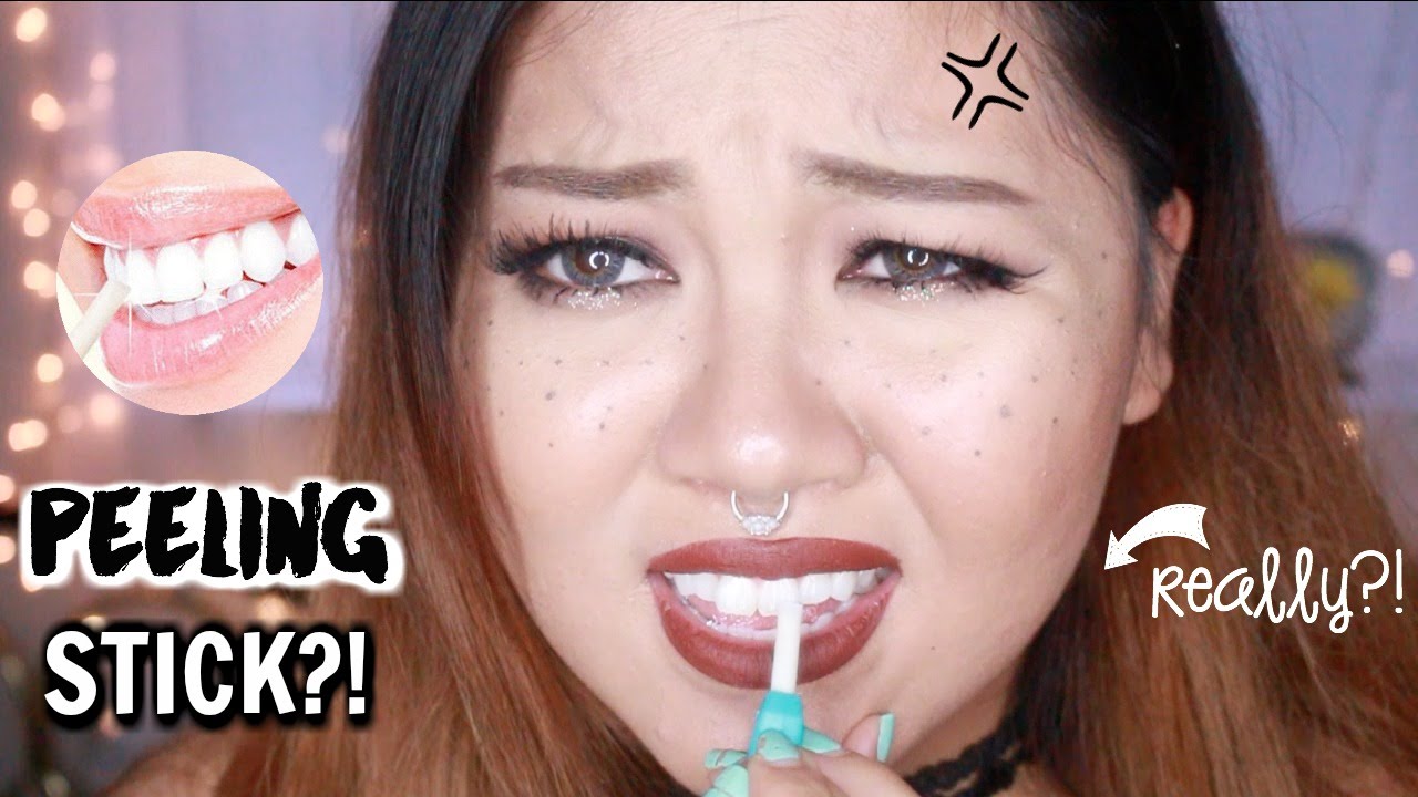 TEETH PEELING STICK?! | Ummm... - YouTube