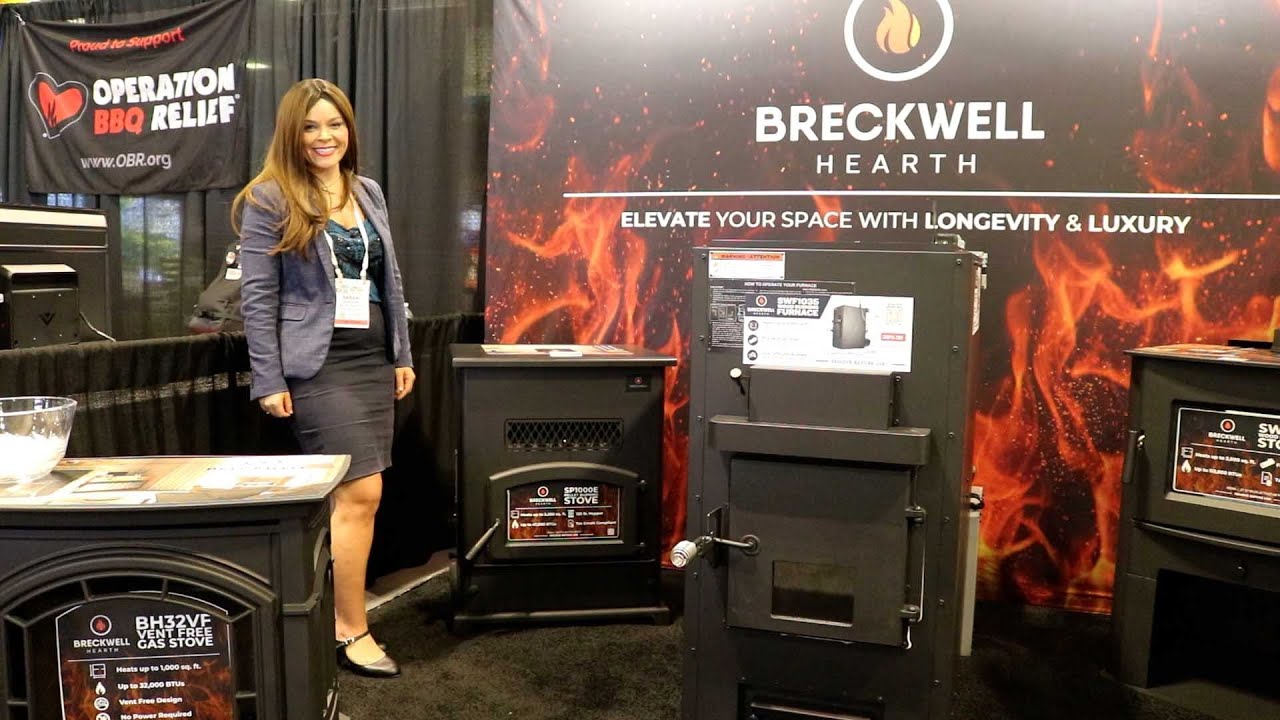 Breckwell SP1000E Pellet Stove Overview - HPBA 2024 - YouTube