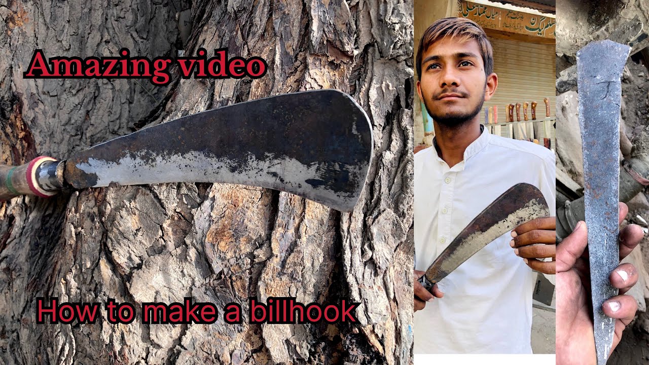 Tree cutting 🌲🌲🪵 tool #How To Make Billhook#Amazin Videos - YouTube