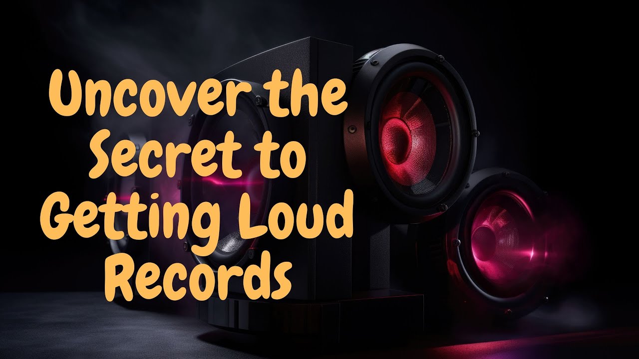 Uncover the Secret to Getting Loud and Clean Records - Check it Out ...