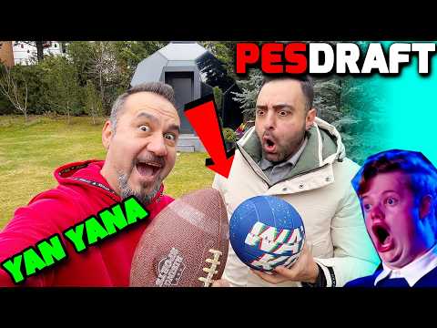 YAN YANA PESDRAFT CHALLENGE! ÜMİDİ HİLE YAPTI! SERGEN EFSANE FRİKİK ATTI!