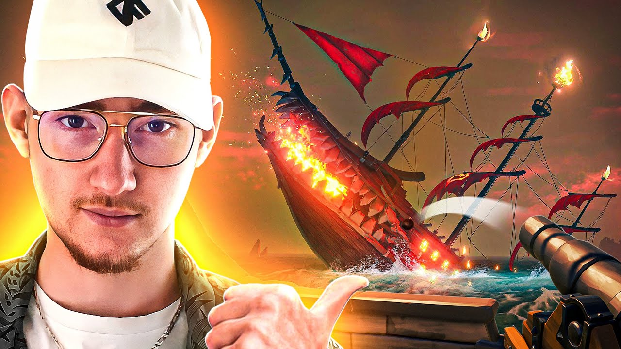 JE COULE LE BURNING BLADE EN SLOOP ! 😱 Sea of Thieves - YouTube