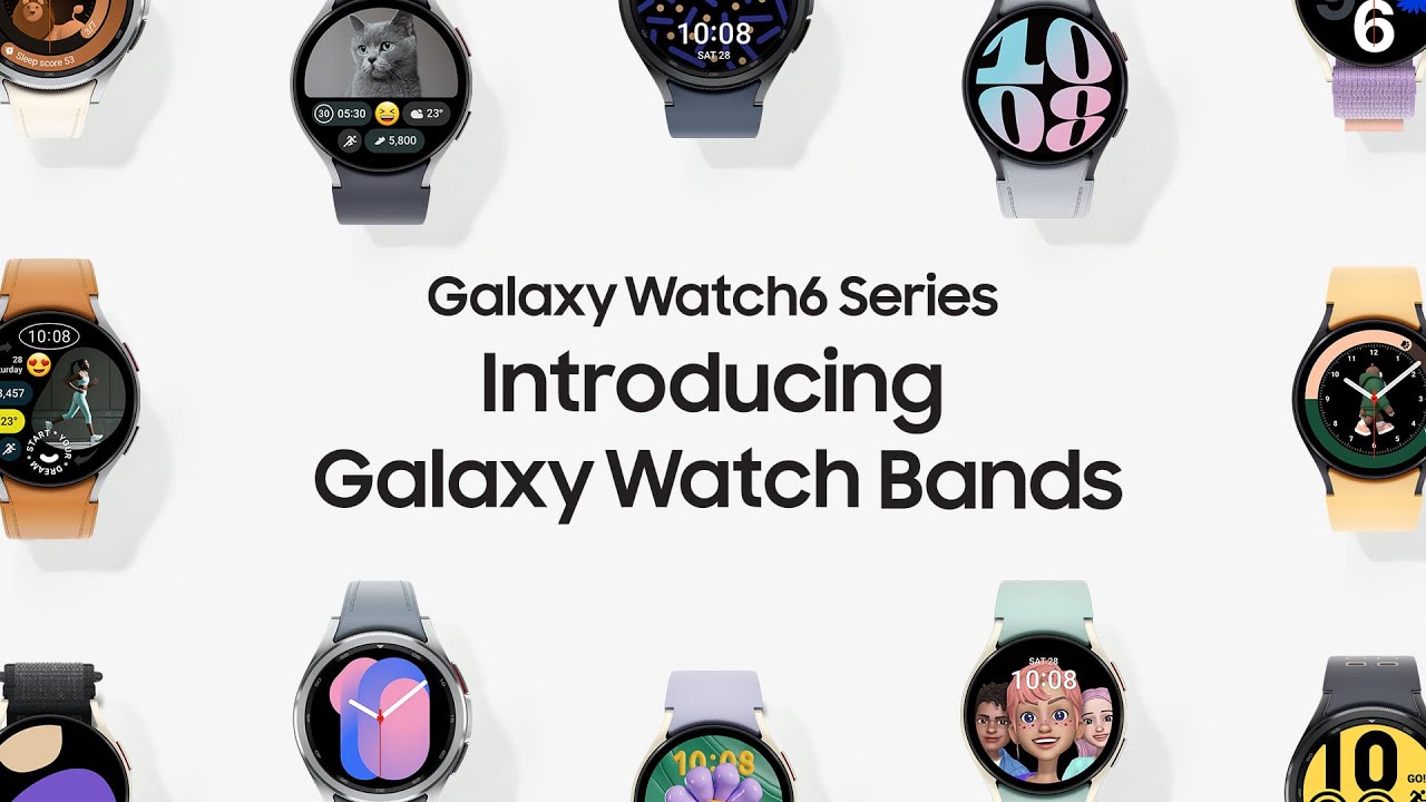 Galaxy Watch6 Series: Introducing Galaxy Watch Bands - YouTube