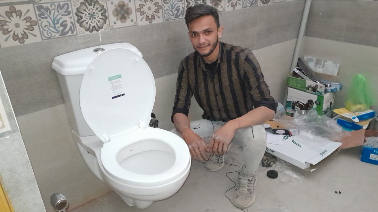 How To Install Wall Hang Jaquar Commode| Wall Seat Kese lagaye ...