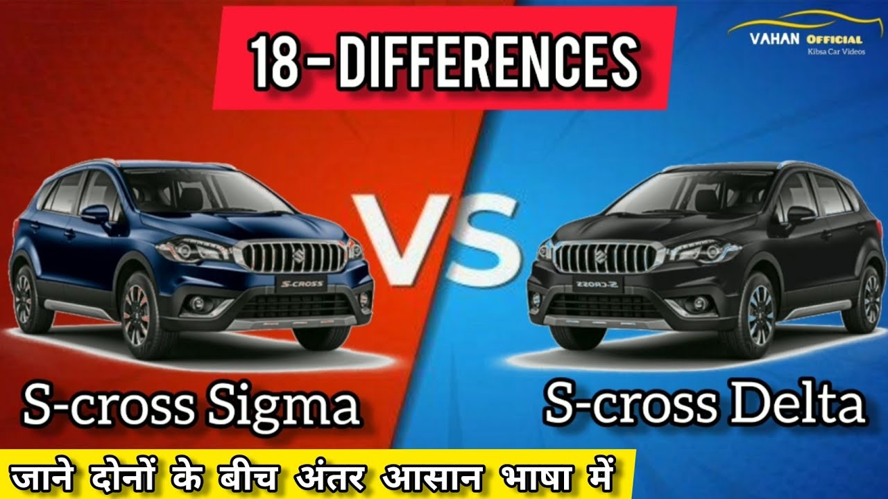 S cross Sigma vs Delta || Detailed Comparison of Nexa S cross Delta vs ...