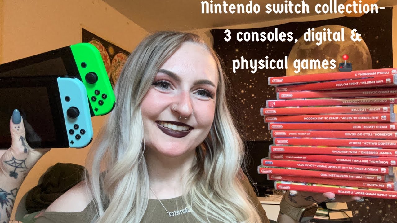 Nintendo switch collection- 3 consoles and 20+ games 🕹️ - YouTube