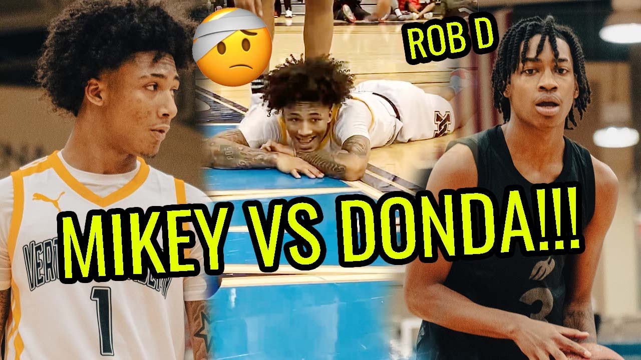 Mikey Williams & Vertical Academy Vs Rob Dillingham & DONDA!! Biggest ...