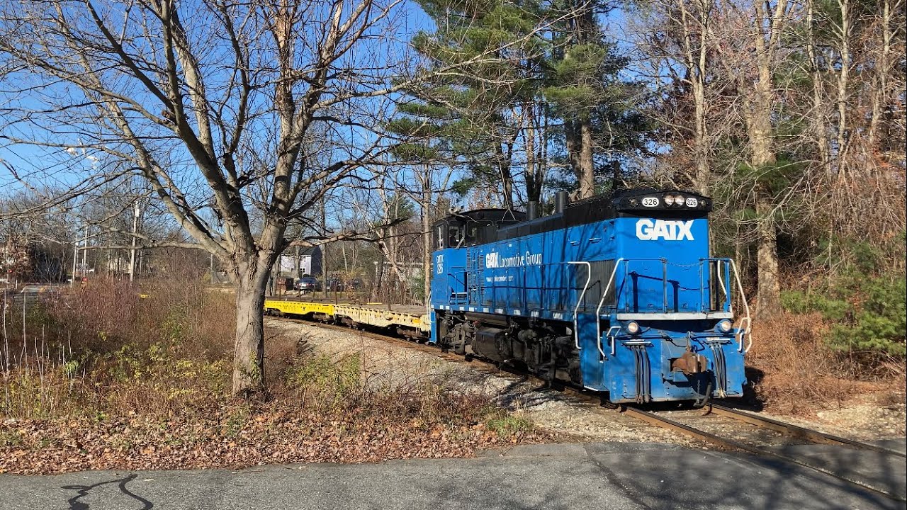 Grafton and Upton Extra: Loaded Rail Train. - YouTube