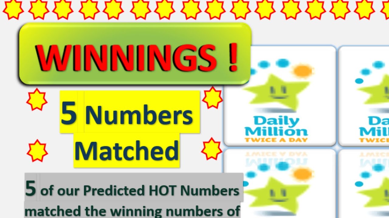 | BOOM 🤯 💥 5 Numbers Matched | | Irish Daily Millions 2pm Lotto ...