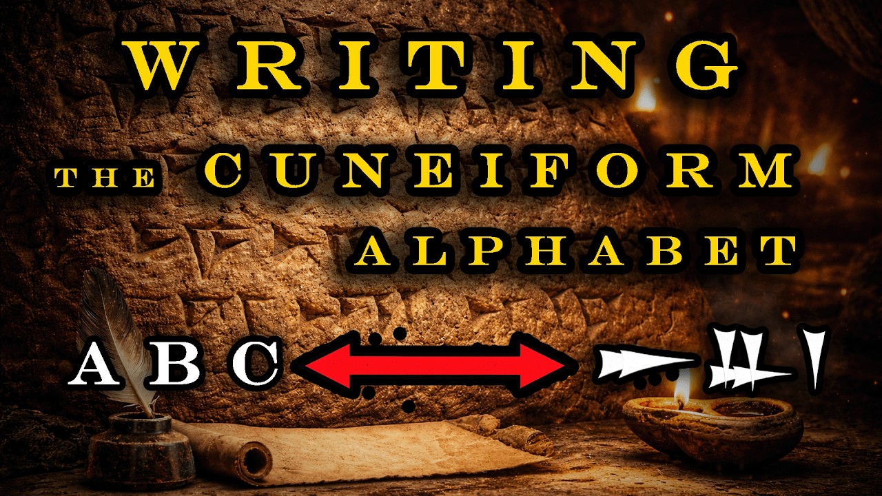 I Wrote the Cuneiform Alphabet in Clay (Like a Bronze Age Scribe) - YouTube