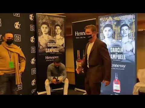Eddy Reynoso and Canelo after Ryan Garcia vs Luke Campbell | Esnews ...