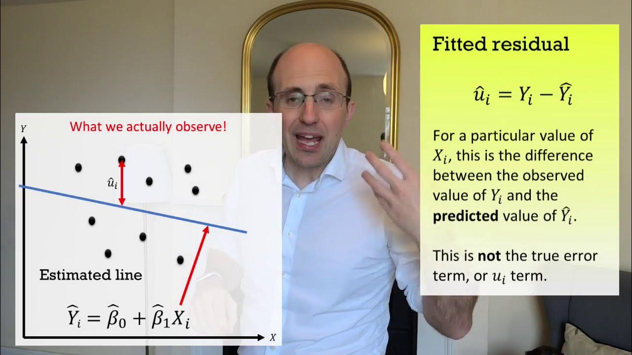Differences between true errors and fitted residuals (OLS) - YouTube