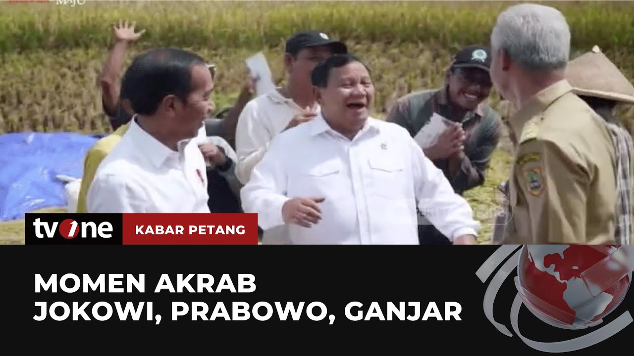 Presiden Jokowi, Prabowo & Ganjar Janjian di Tengah Sawah | Kabar ...