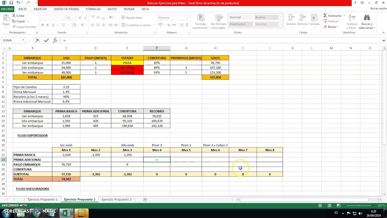 Solucion Ejercicio Propuesto 2 Seguro Cred Exp - YouTube
