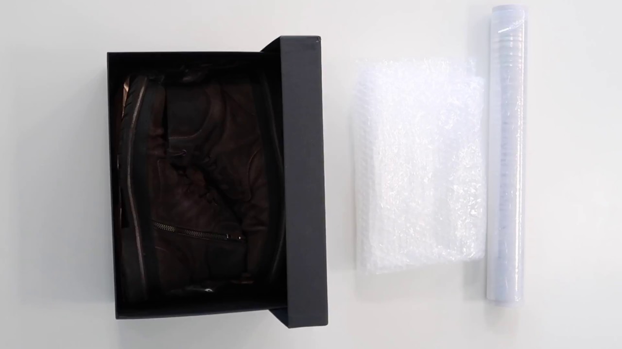 Parcel packaging: How to pack shoes for shipping - Sendparcel - YouTube