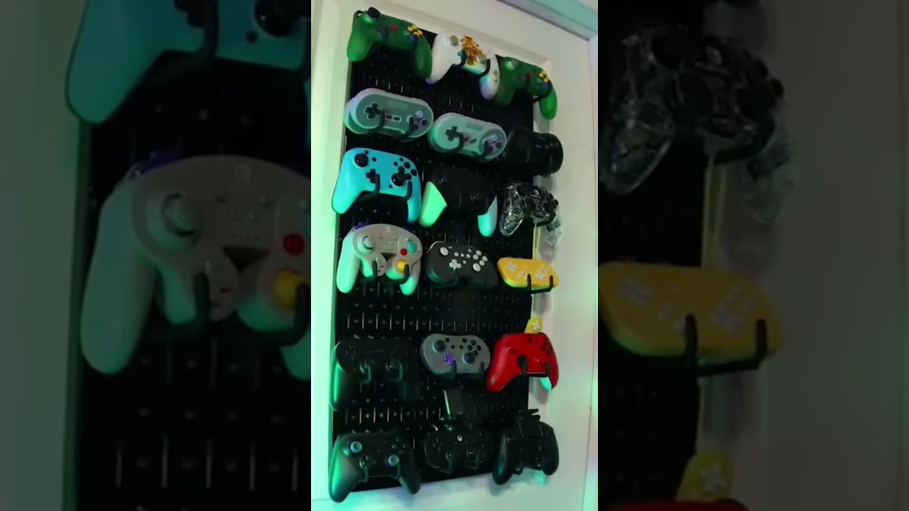 How we organize our collection of controllers! - YouTube